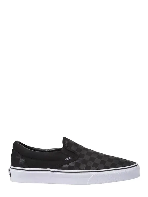 VANS Classic Checkerboard Slip-on Sneakers - Black