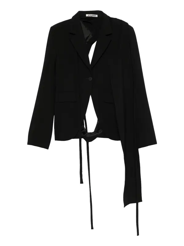 Ottolinger Open-back Blazer - Black