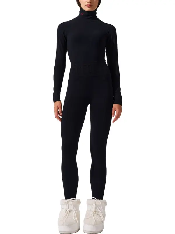 Perfect Moment Seamless Thermal Leggings - Black
