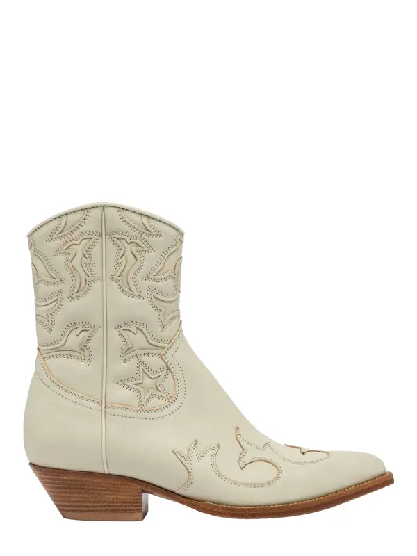 BOTTERO Western Ankle Boots - Neutrals