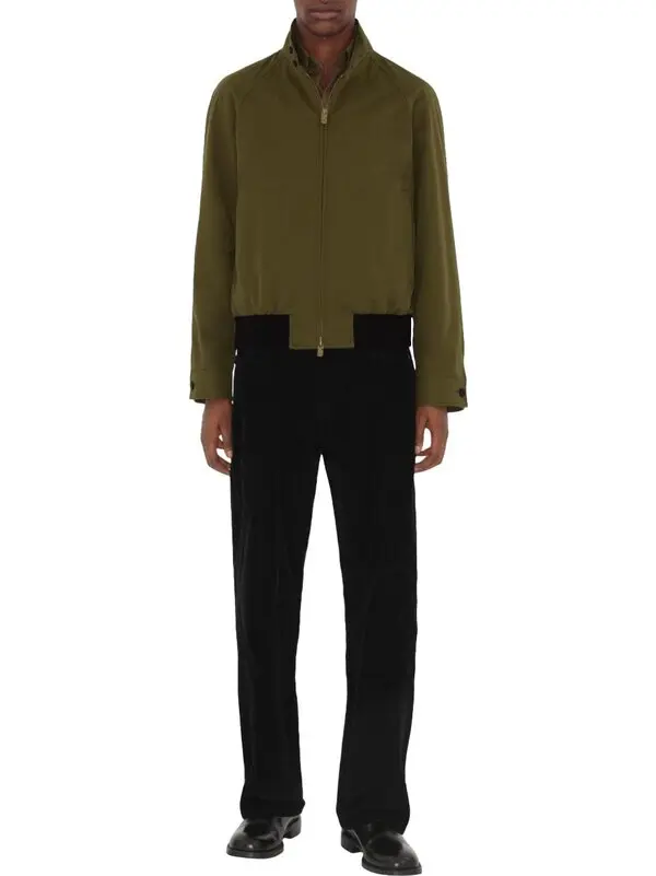 Burberry Zip-up Bomber Jacket - Green