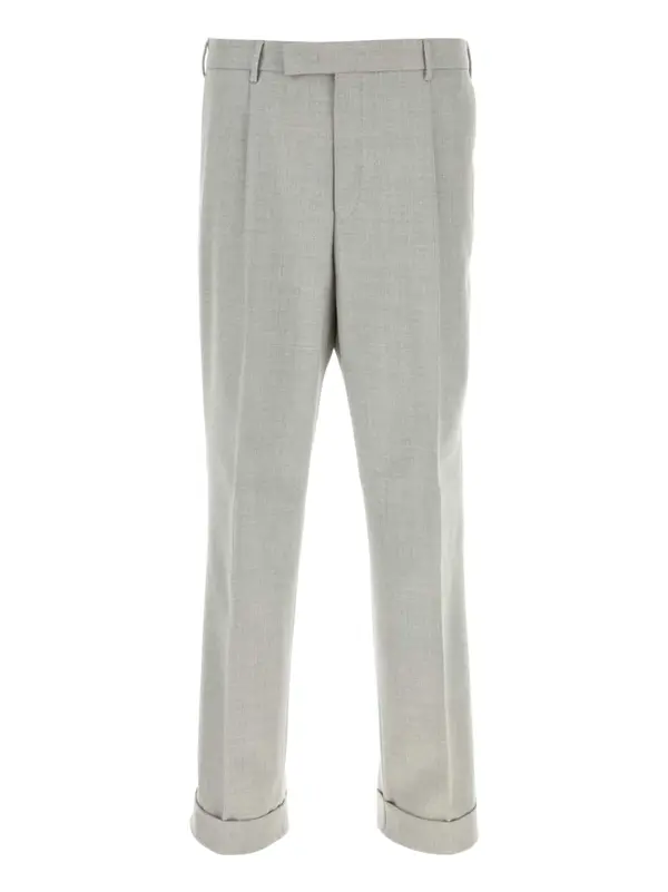 PT TORINO Mélange-effect Trousers - Grey
