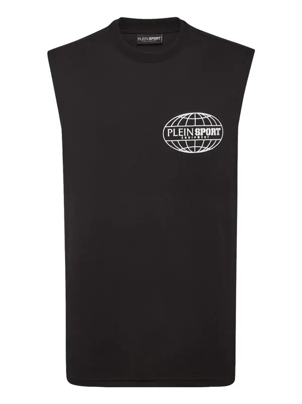 PLEIN SPORT Logo-print T-shirt - Black