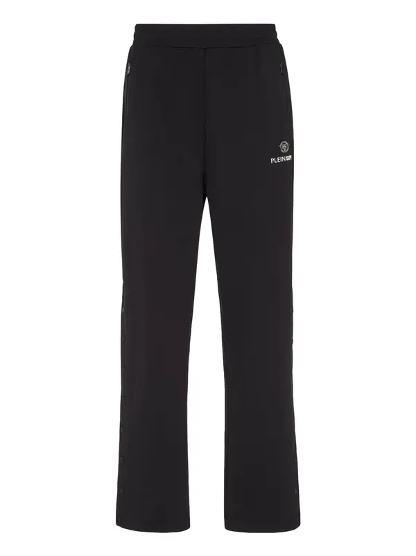 PLEIN SPORT Logo-print Track Pants - Black