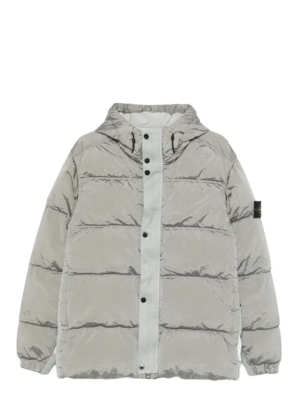 Stone Island Compass-badge Puffer Jacket - Grey