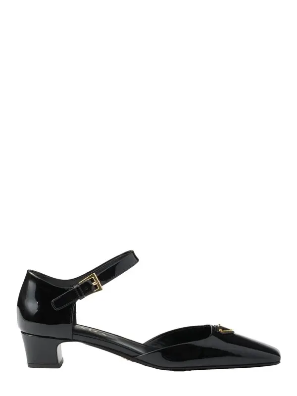 Prada 35mm Patent-leather Pumps - Black