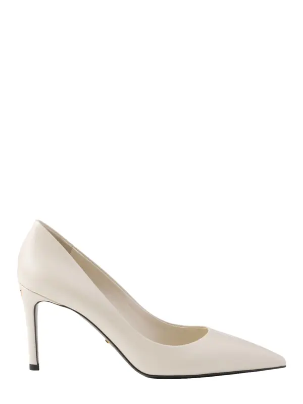 Prada 85mm Leather Pumps - Neutrals