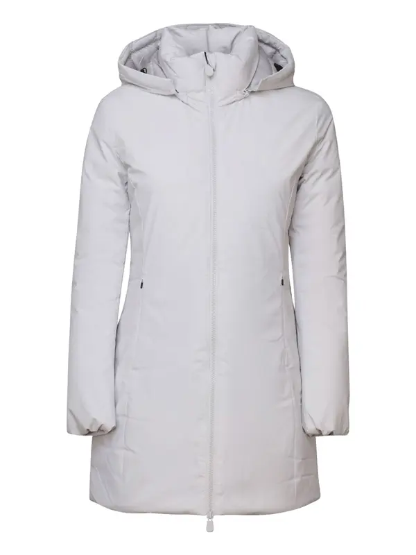 SAVE THE DUCK Hooded Padded Coat - Neutrals