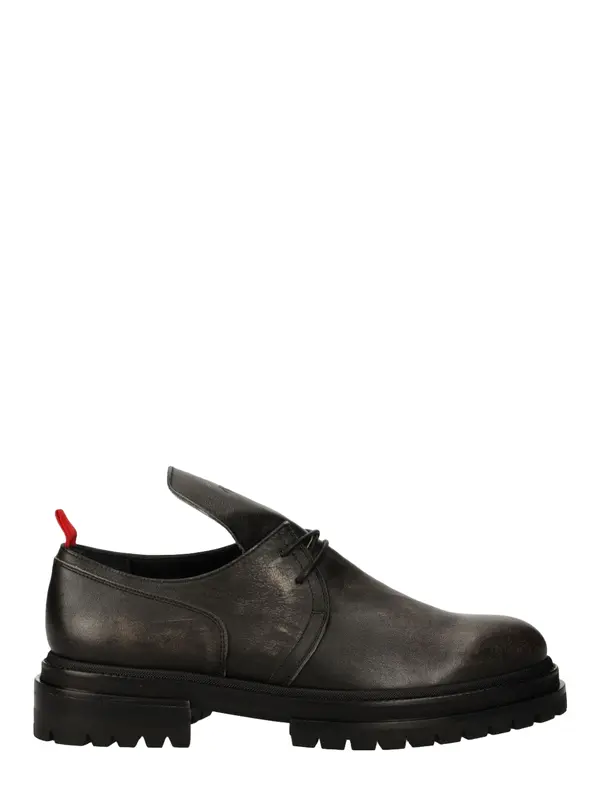 424 Leather Derby Shoes - Black