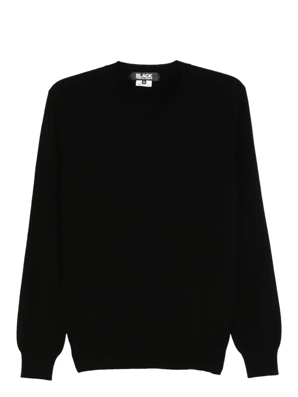 BLACK COMME DES GARÇONS Wool Sweater - Black