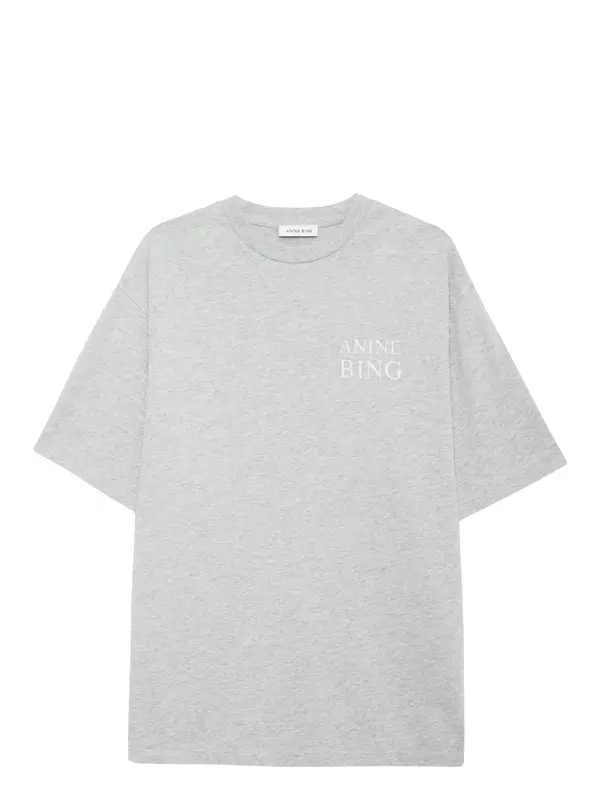 ANINE BING Myers Serif Ny T-shirt - Grey