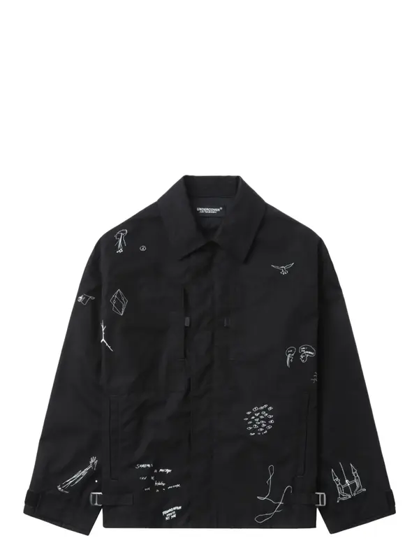 UNDERCOVERISM Cotton Shirt Jacket - Black