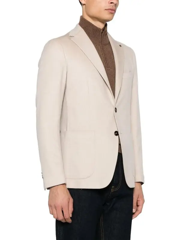 Tagliatore Cashmere Blazer - Neutrals
