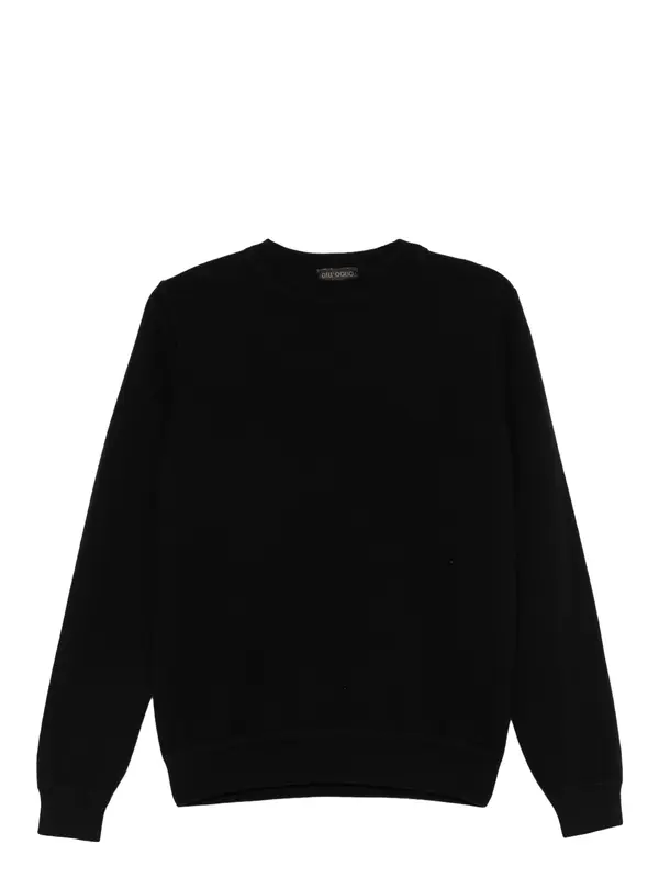 DELL'OGLIO Fine-knit Sweater - Black