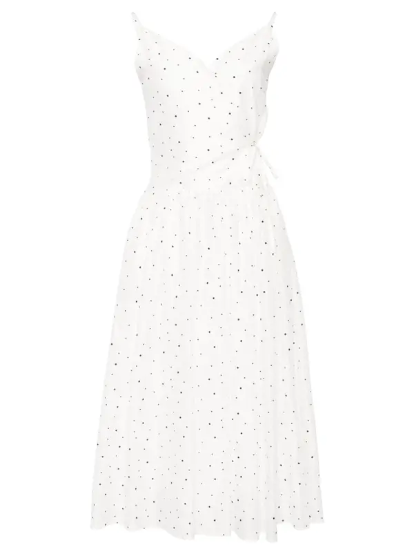 BAMBAH Lina Midi Dress - White