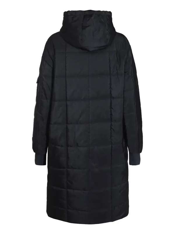 Fabiana Filippi Zip-up Padded Mid-length Coat - Black