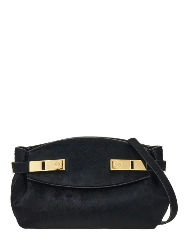 FERRAGAMO Hug Crossbody Bag - Black