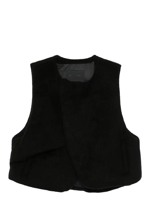 HELIOT EMIL Felted Gilet - Black