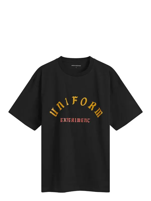 UNIFORM EXPERIMENT Old School T-shirt - Black