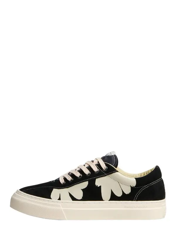 S.W.C STEPNEY WORKERS CLUB Dellow Shroom Hands Canvas Sneaker - Black/white