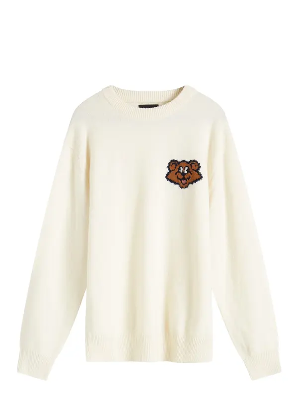 Howlin' Real Shaggy Bear Knit - Ecru