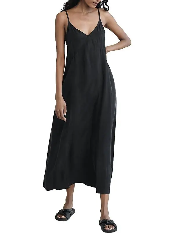 Jenni Kayne Rio Slip Dress - Black