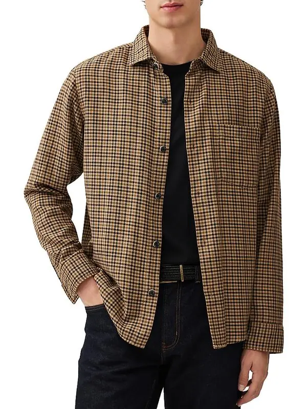Rodd & Gunn Linfield Long Sleeve Button Front Shirt - Bran
