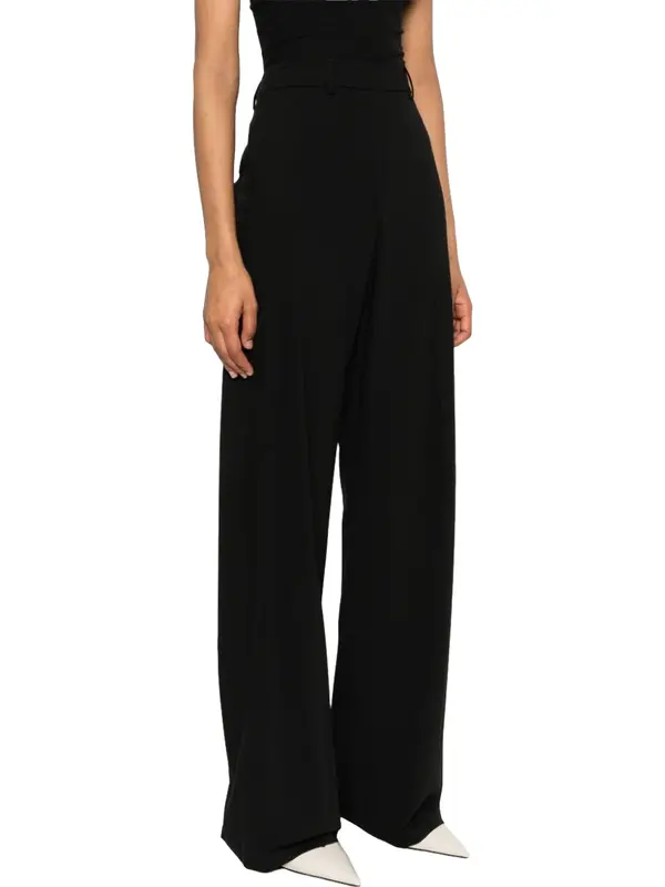 BLANCA VITA Palazzo Trousers - Black