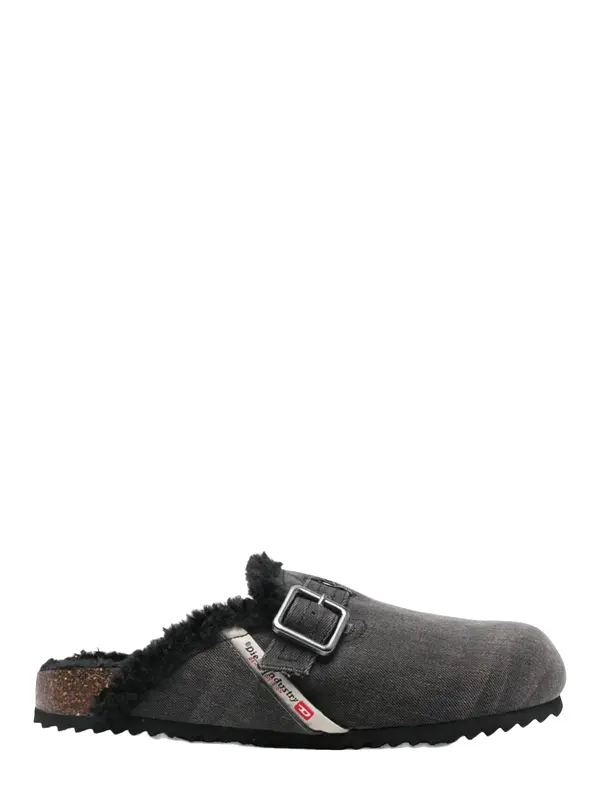 DIESEL D-woodstock Slippers - Black