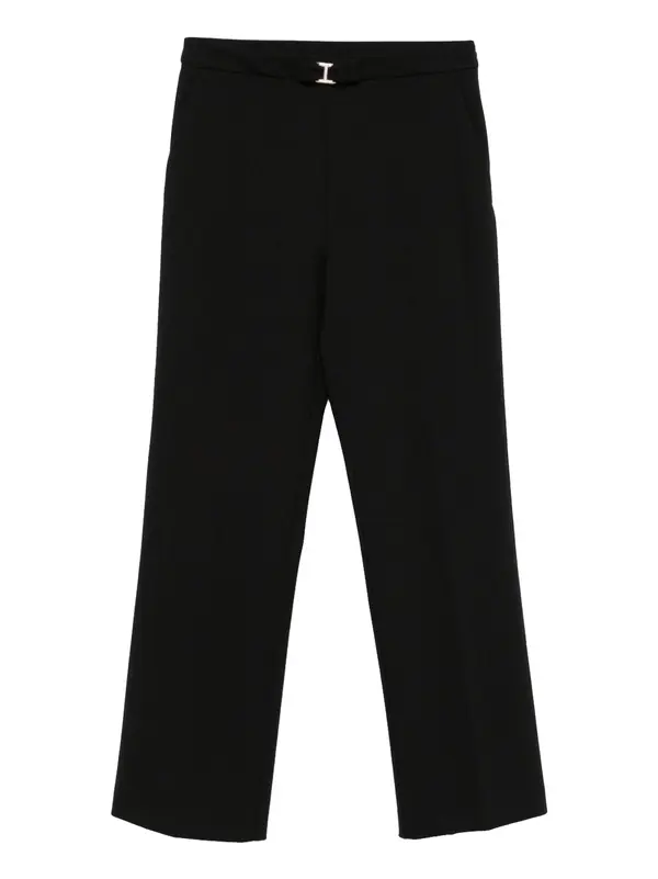 TWINSET Bow-detailing Trousers - Black