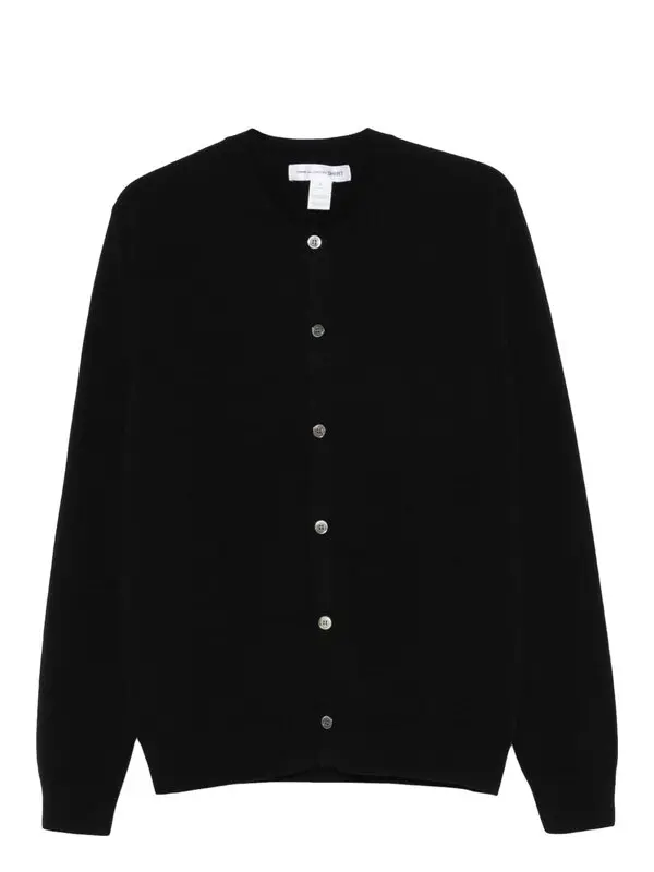 Comme Des Garçons Lambswool Cardigan - Black