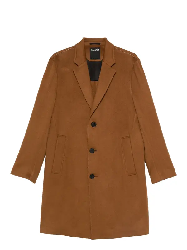 Zegna Cashmere Coat - Brown