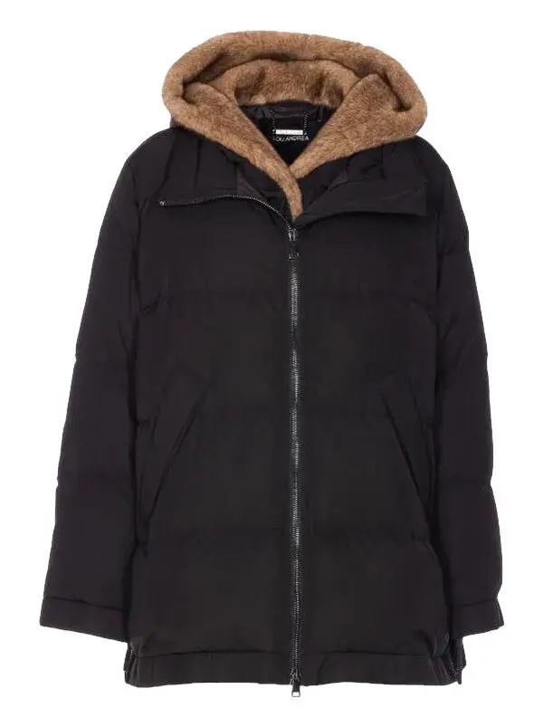 LOU ANDREA Faux Fur Coat - Brown