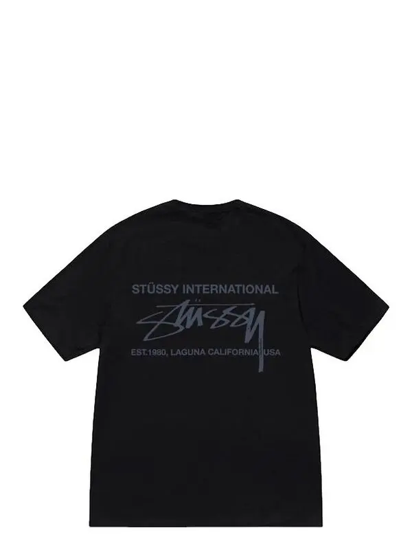 StÜssy Smooth International T-shirt - Black