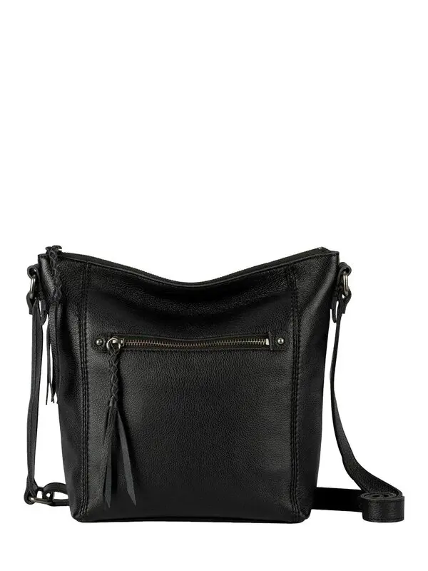 THE SAK Ashland Leather Crossbody Bag - Black