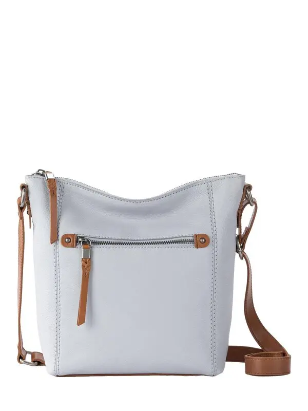 THE SAK Ashland Leather Crossbody Bag - Powder Blue