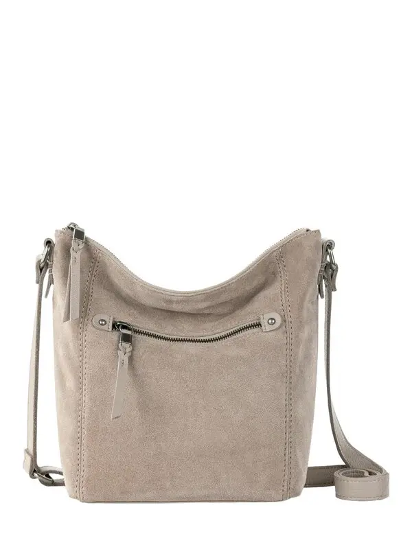 THE SAK Ashland Leather Crossbody Bag - Sand Suede