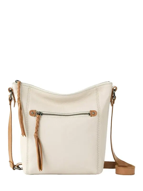 THE SAK Ashland Leather Crossbody Bag - Stone