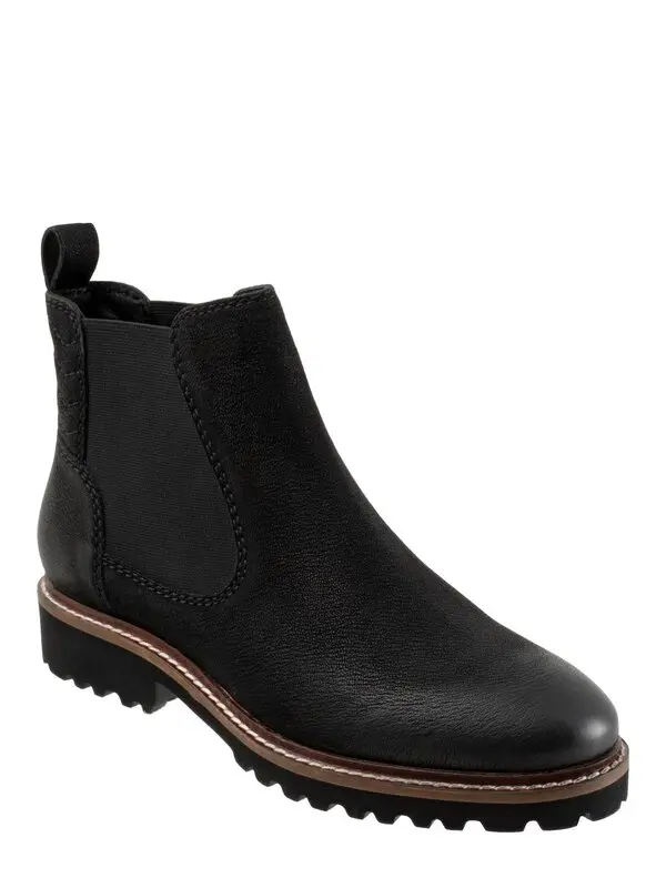 Softwalk Indy Chelsea Boots - Black Nubuck