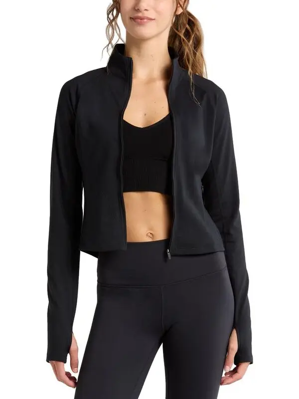 Zella Active Fleece Lined Jacket - Black
