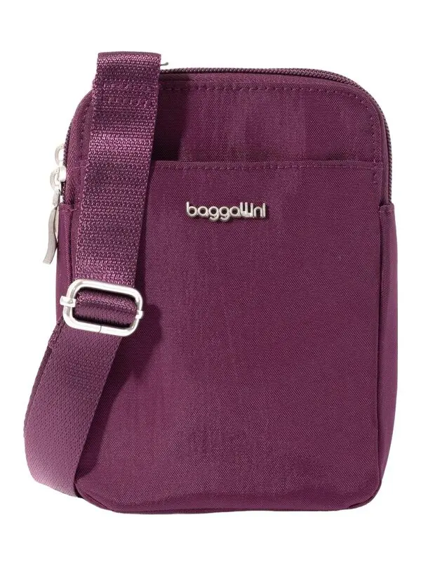 BAGGALLINI Modern Take Two Rfid Crossbody Bag - Mulberry