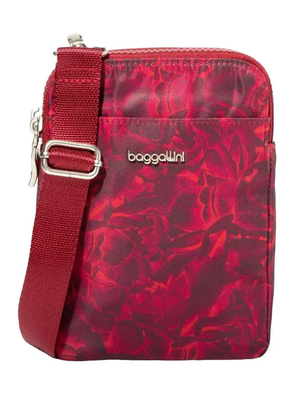 BAGGALLINI Modern Take Two Rfid Crossbody Bag - Red Divine Rose
