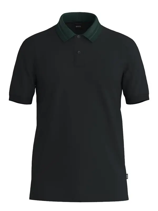 BOSS Phillipson Slim Fit Polo - Black