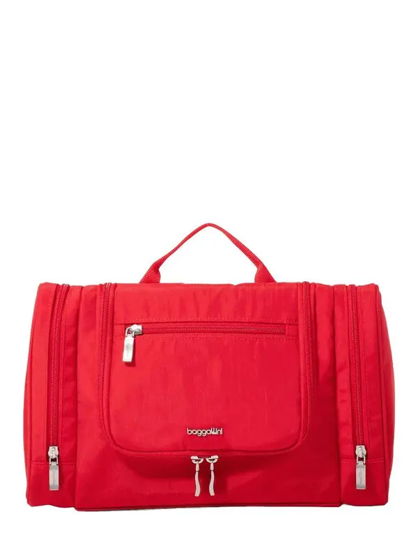 BAGGALLINI Travel Toiletry Kit Cosmetic Bag - Scarlet