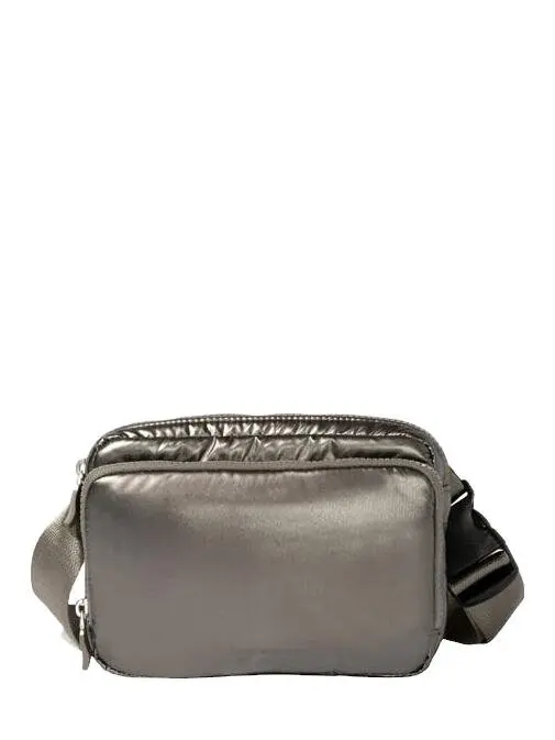BAGGALLINI Modern Belt Bag Sling - Gunmetal Puff
