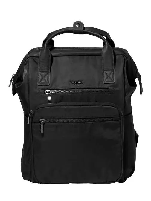 BAGGALLINI Chelsea Laptop Backpack - Black Twill