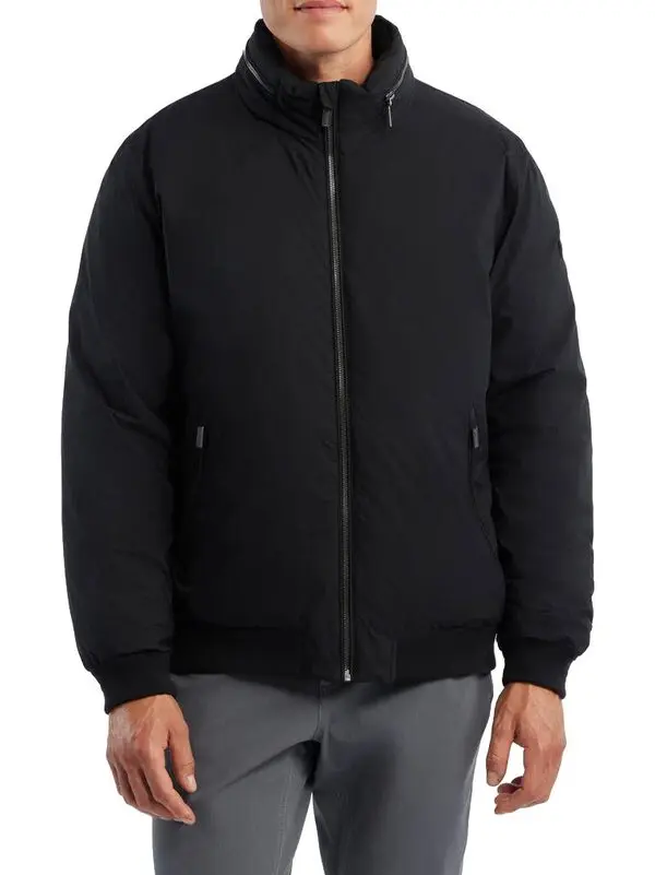 Hunter Albion Water Resistant Bomber Jacket - Black
