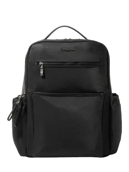 BAGGALLINI Tribeca Expandable Laptop Backpack - Black Twill