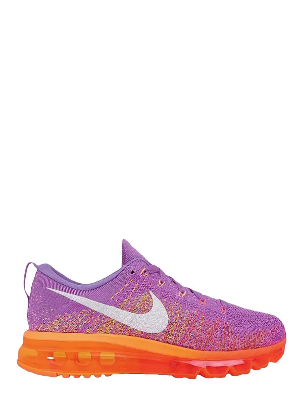 Nike Flyknit Max Sneakers - Atomic Purple/white/total Orange