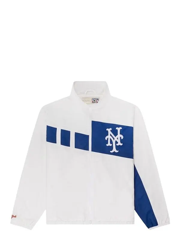 Aimé Leon Dore X New York Mets Colorblock Windbreaker - White